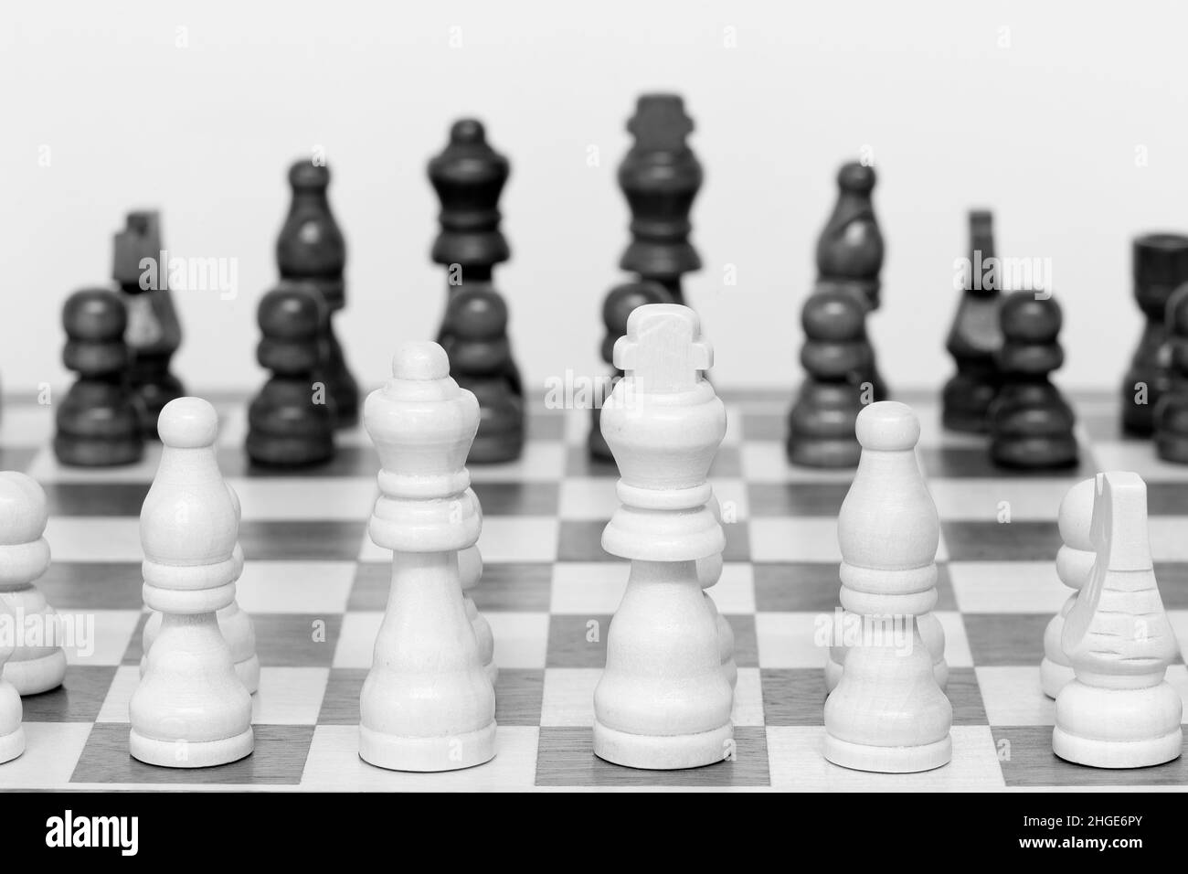 Check mate position Black and White Stock Photos & Images - Alamy