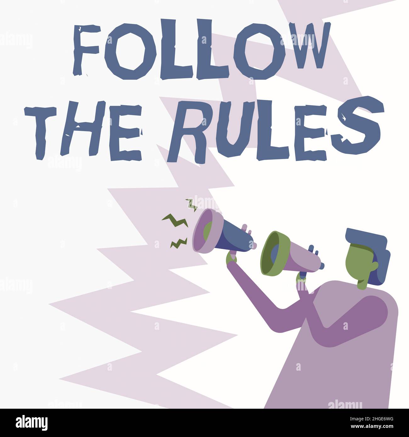 Text showing inspiration Follow The Rules, Business showcase learn to ...