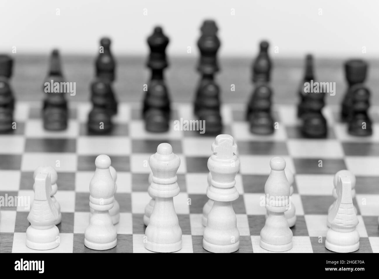 Check mate position Black and White Stock Photos & Images - Alamy