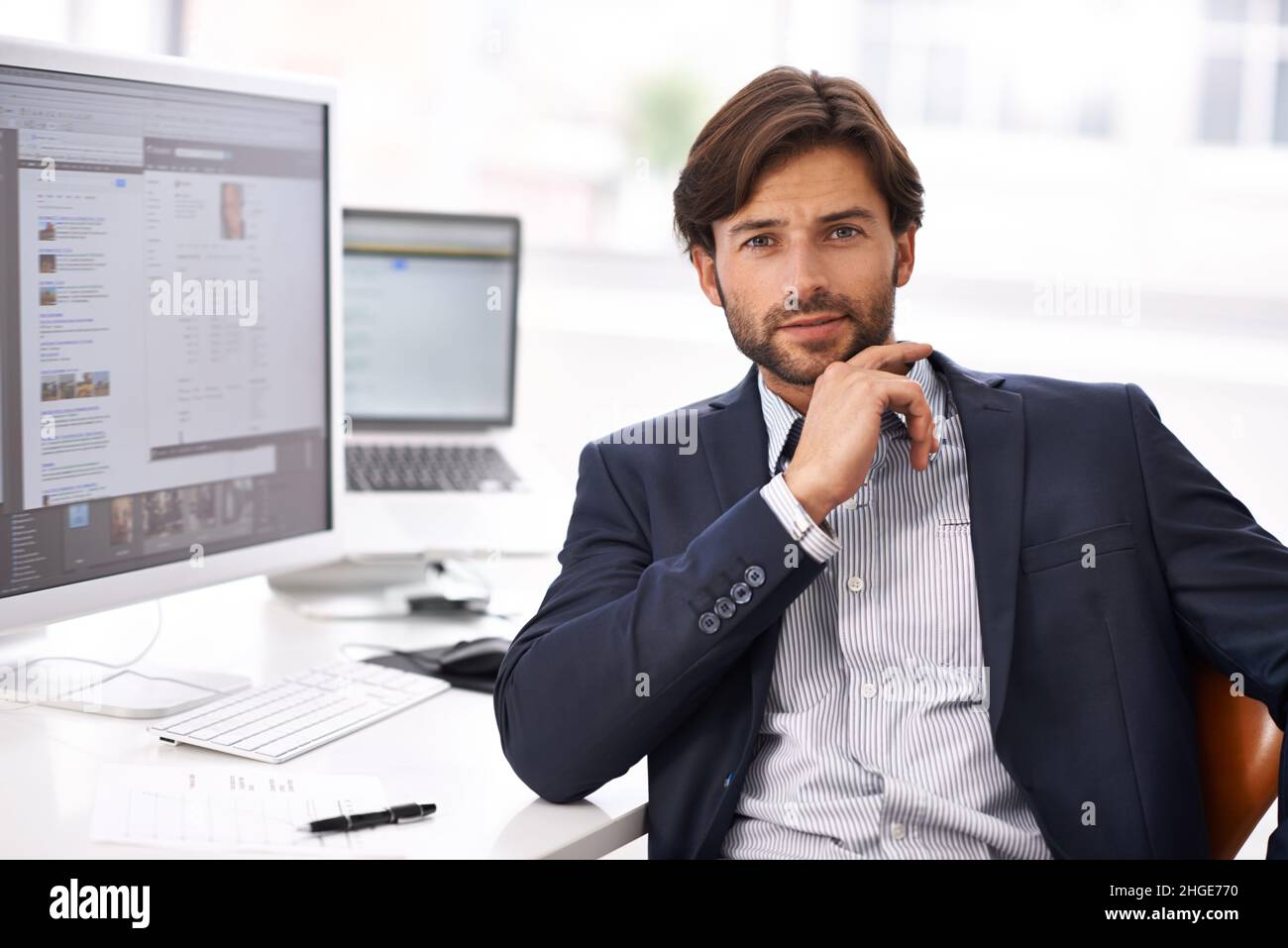 Confidence is key when it comes to business Stock Photo - Alamy