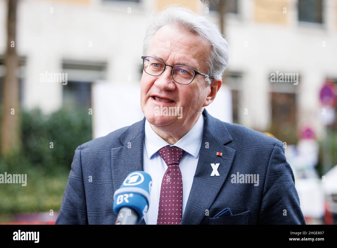 Munich, Germany. 20th Jan, 2022. Victim spokesman Matthias Katsch ...