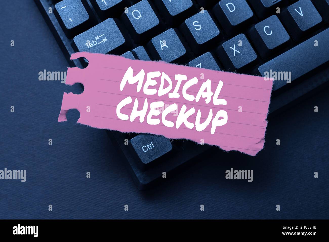 Text showing inspiration Medical Checkup, Concept meaning medical ...