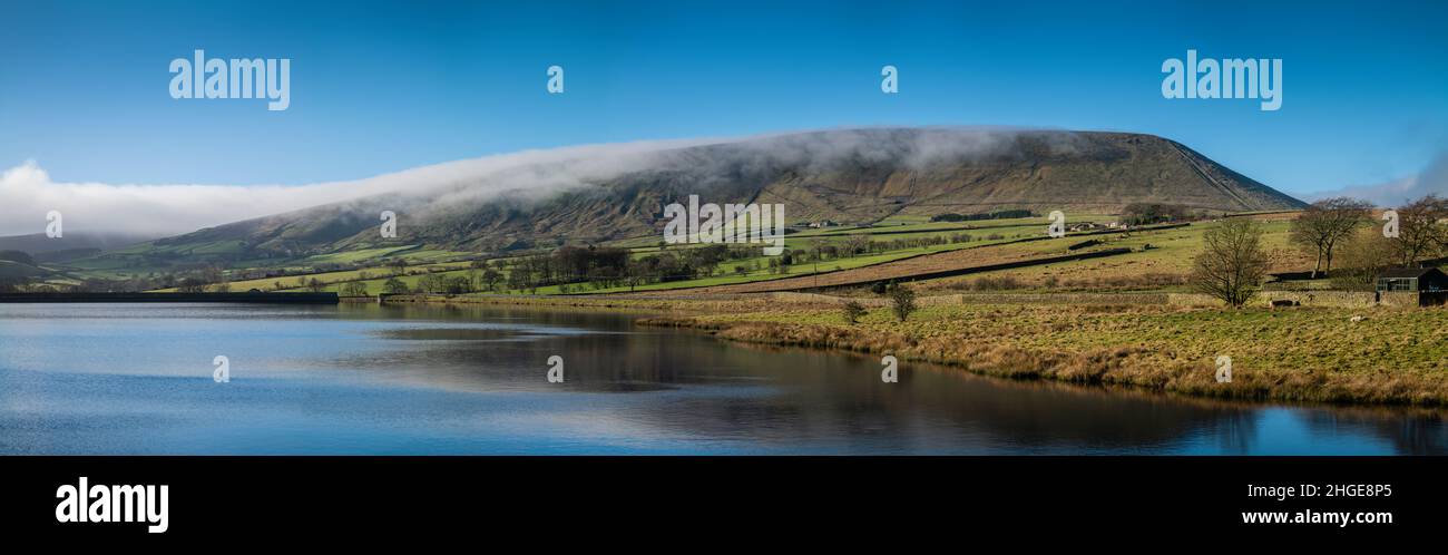 Pendle Hill panorama landscape, Lancashire, UK Stock Photo - Alamy