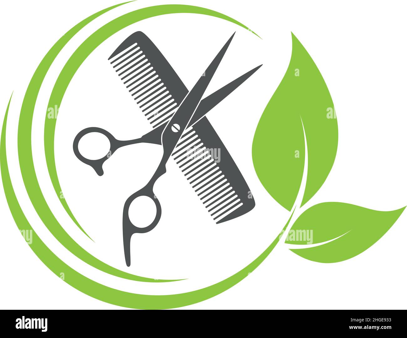 Scissors, Comb, Lifestyle, Barber, Icon, Logo Stock Vector Image & Art ...
