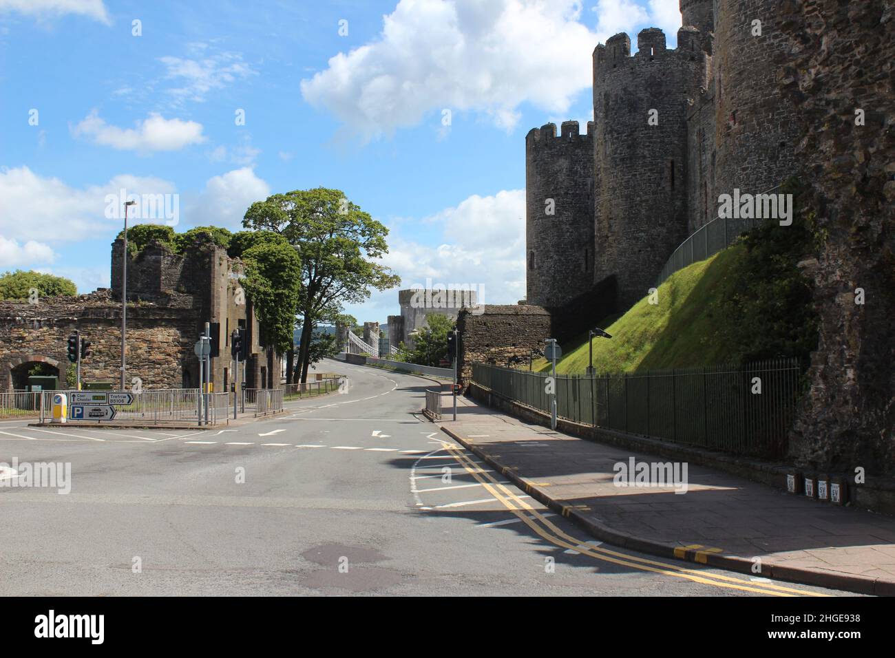 Conwy is a walled market town and community in Conwy county borough on ...
