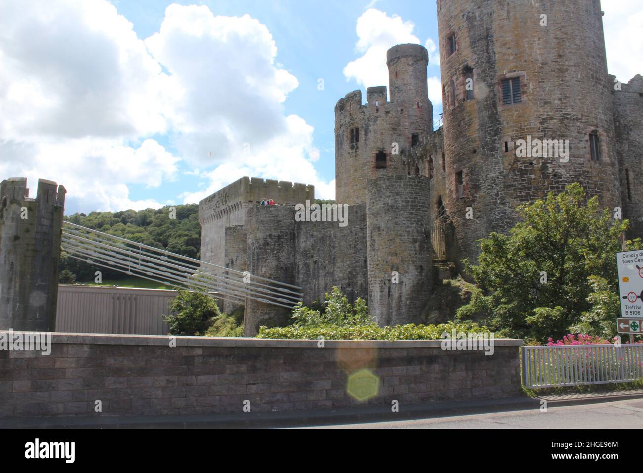 Conwy is a walled market town and community in Conwy county borough on ...