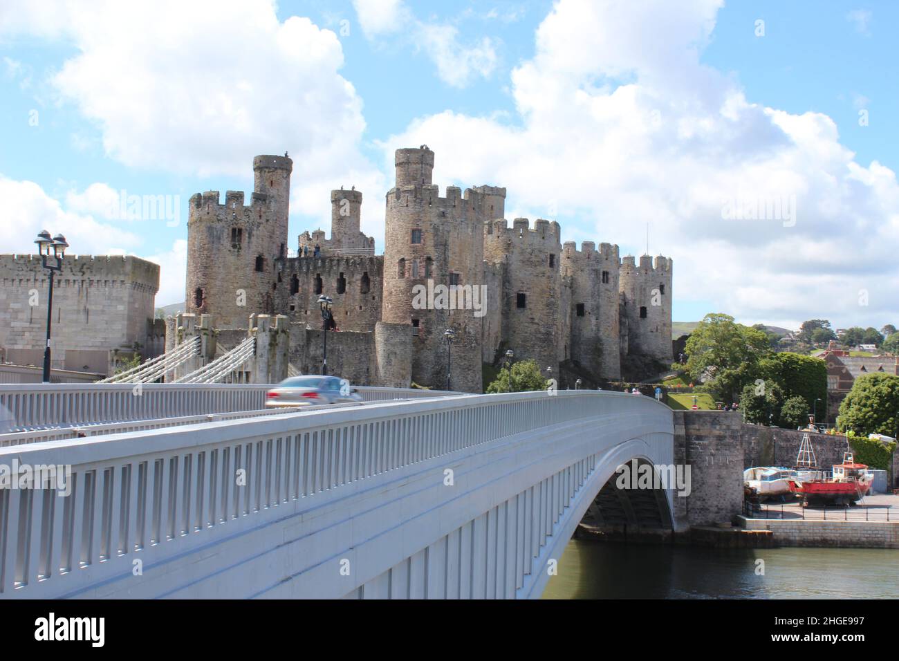 Conwy is a walled market town and community in Conwy county borough on ...