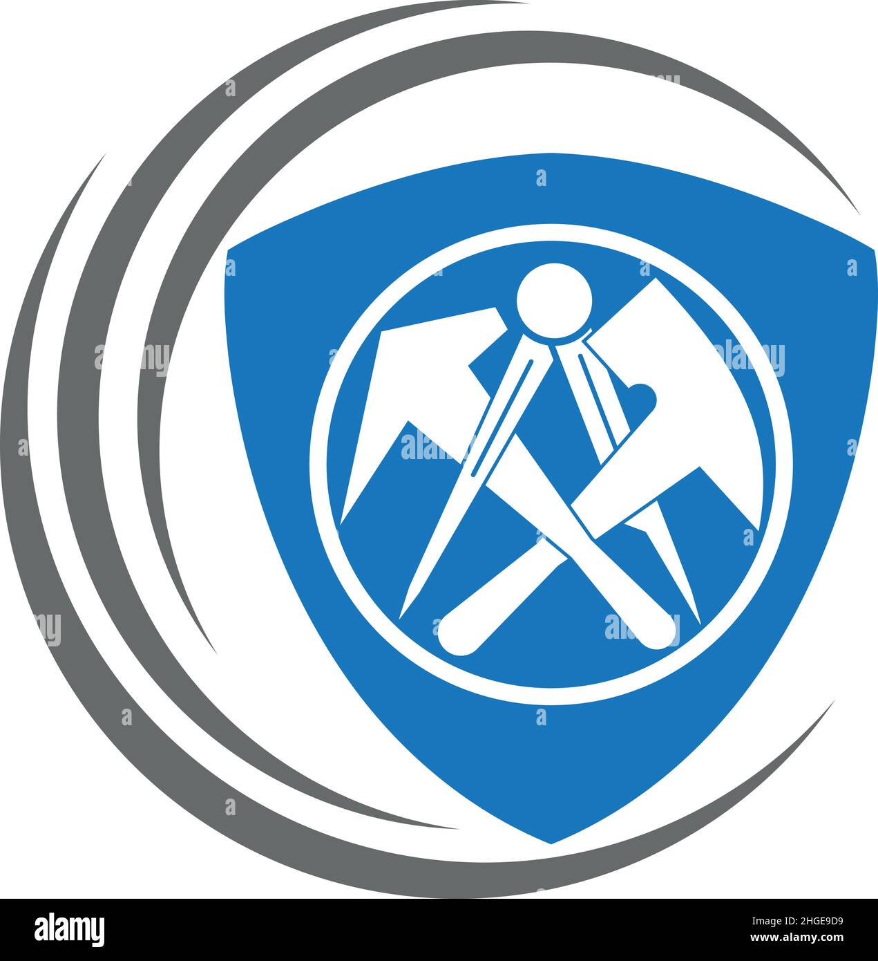 Roofing Tools, Tools, Roofer, Logo, Background Stock Vector Image & Art ...