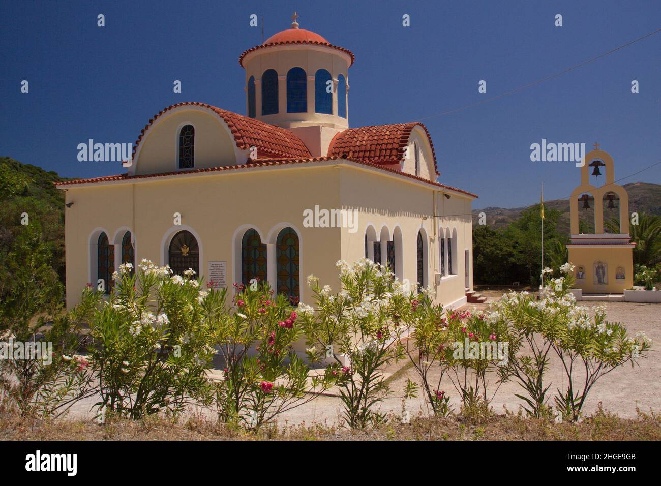 Church on Crete in Greece,Europe Stock Photo - Alamy