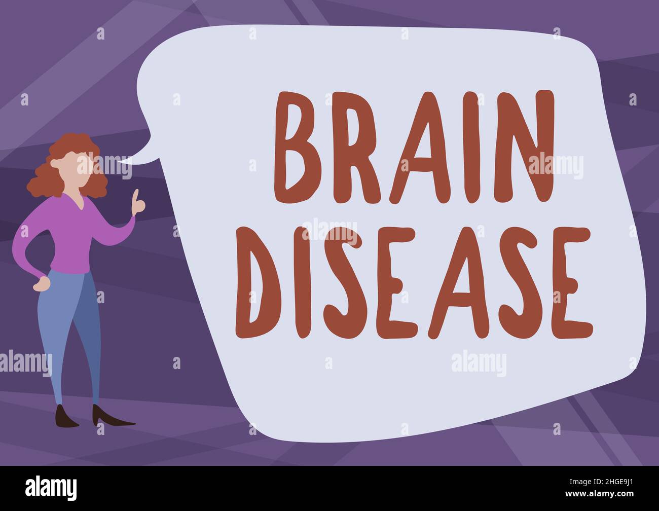 Hand writing sign Brain Disease, Business approach a neurological ...