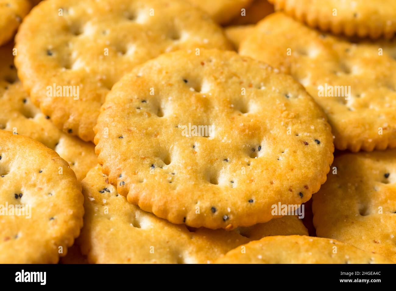 Healthy Brown Round Whole Wheat Crackers on a Platter Stock Photo - Alamy