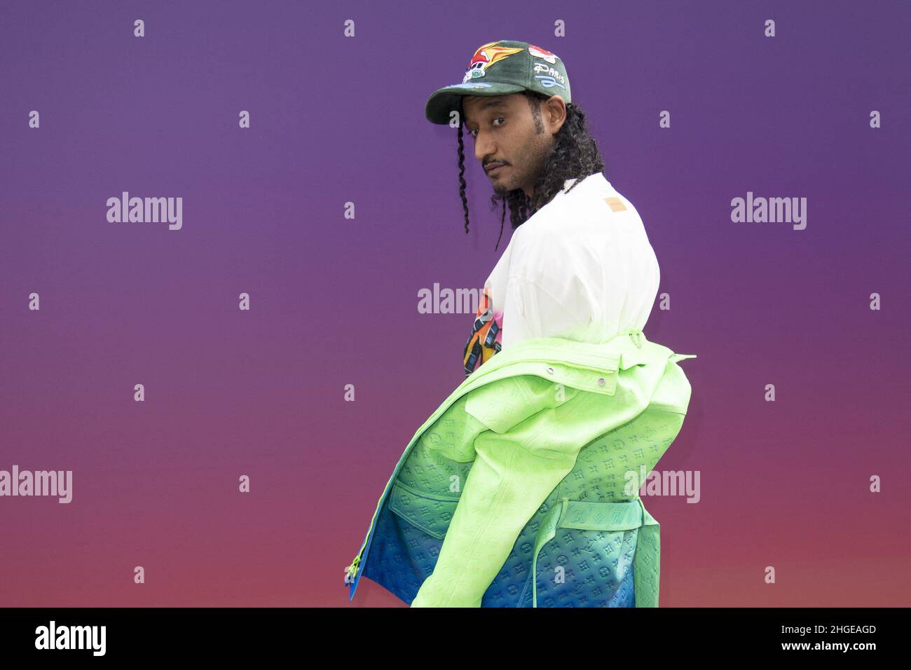 Don Crawley attending the Louis Vuitton Menswear Fall/Winter 2022-2023 ...