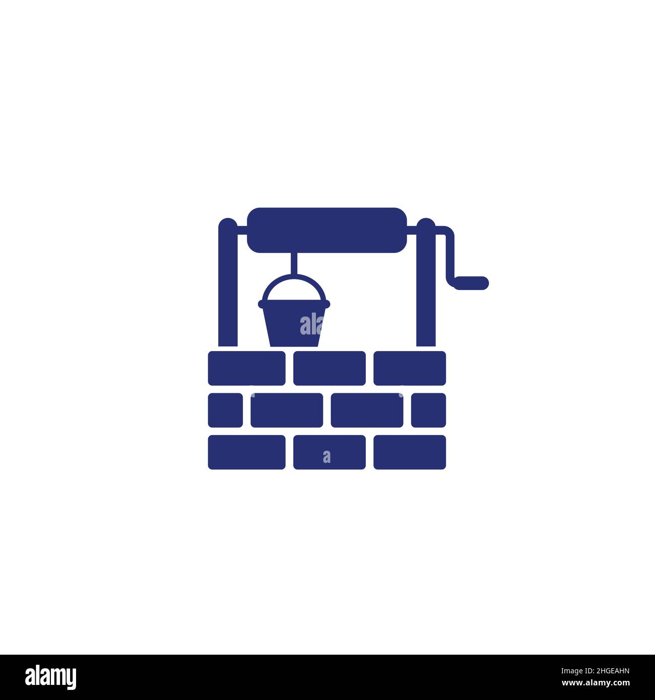 water well icon isolated on white Stock Vector Image & Art - Alamy