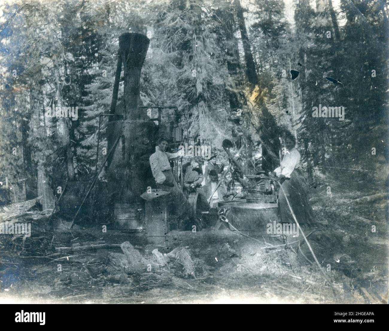 19th century logging hi-res stock photography and images - Alamy