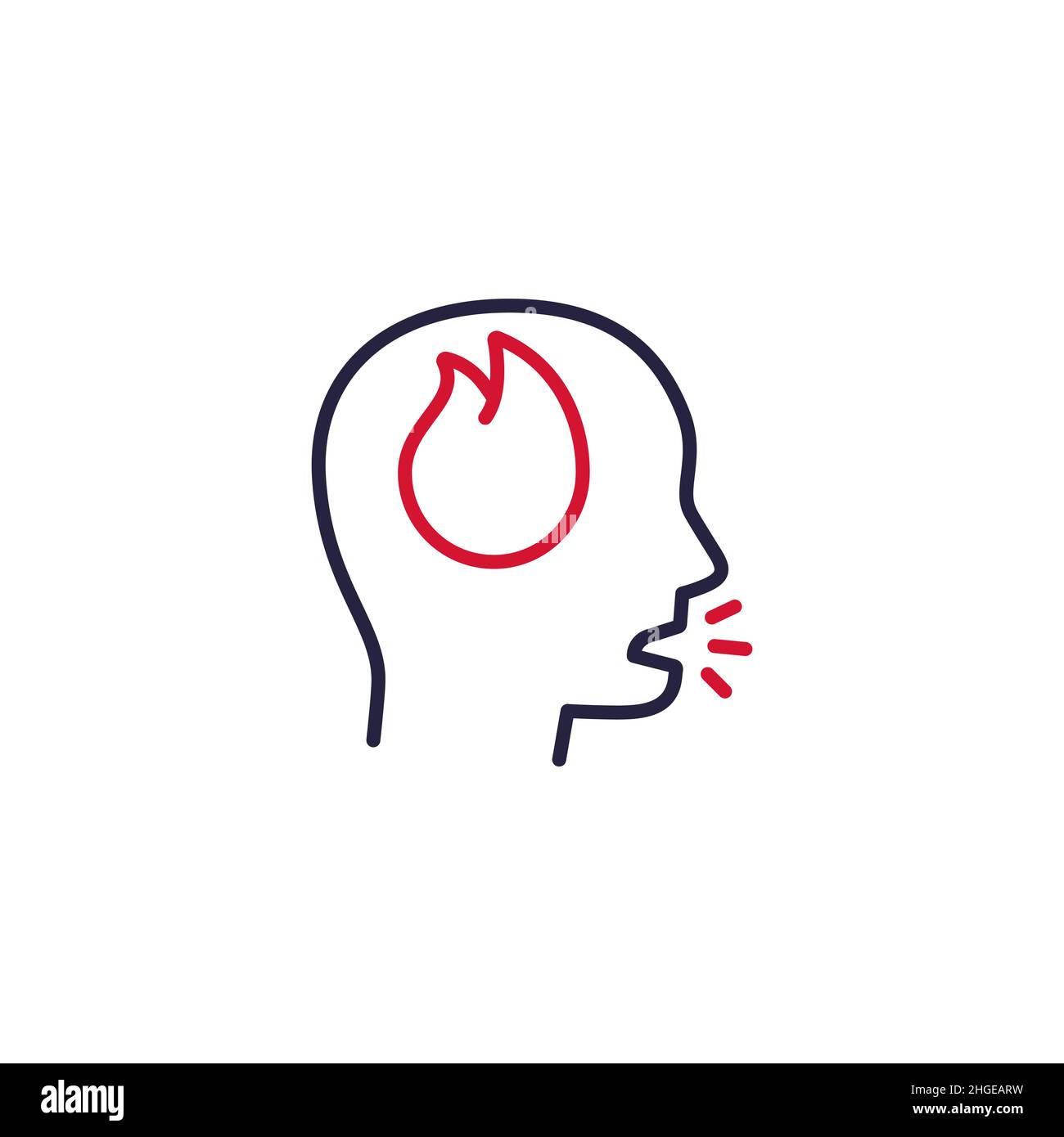 Symbol of anger hi-res stock photography and images - Alamy