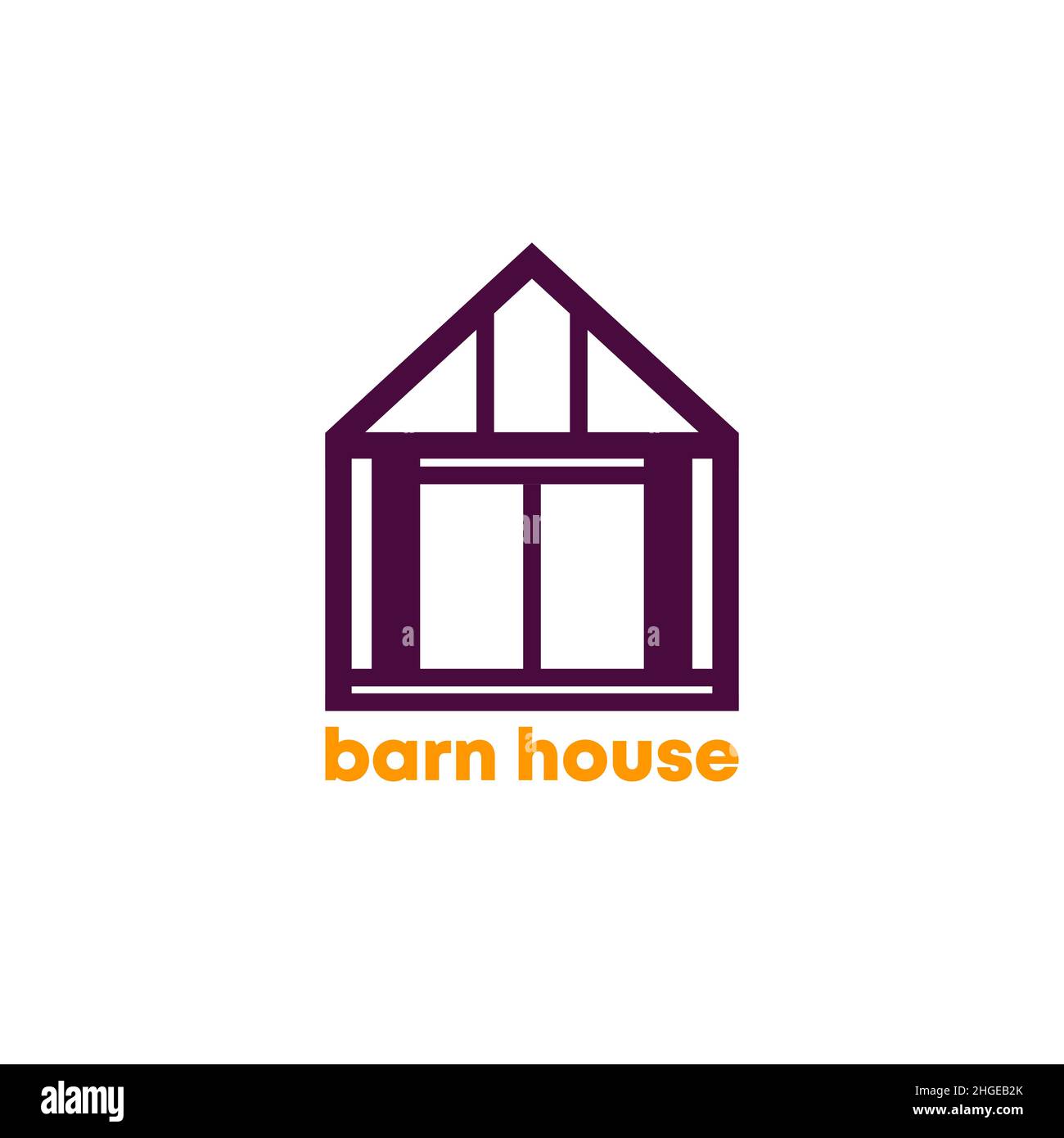 Modern house style barn house Cut Out Stock Images & Pictures - Alamy