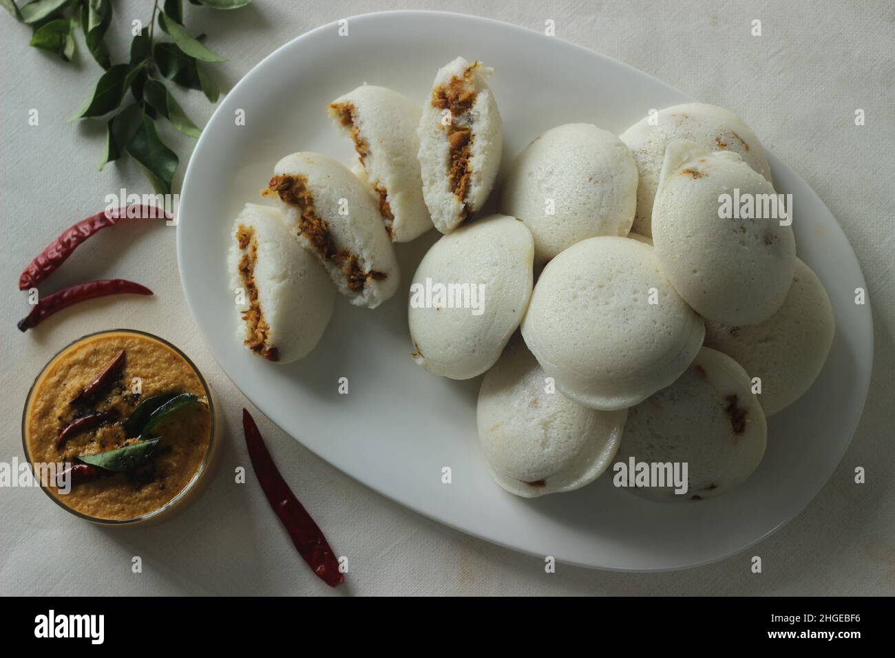 Chicken Stuffed steamed rice cake. Steamed rice cake stuffed with ...