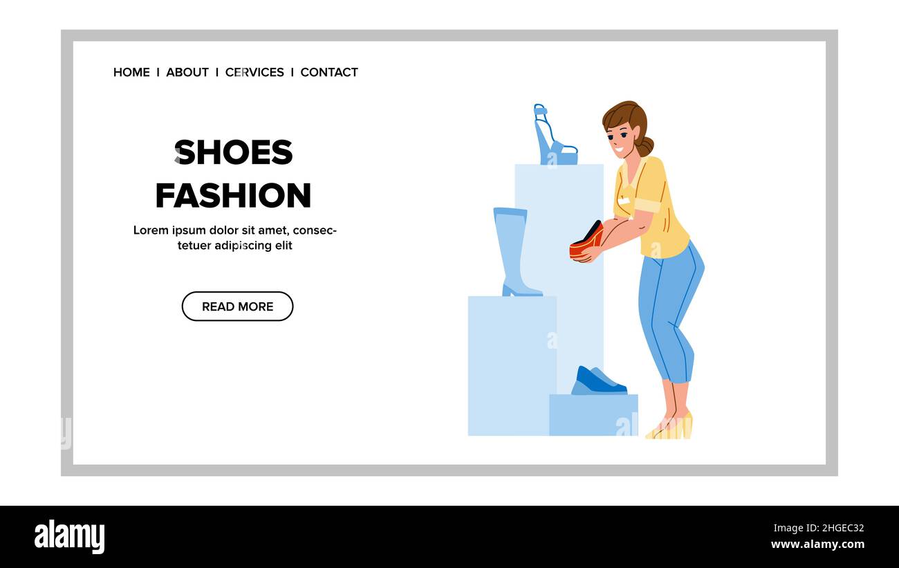 Shoes fashion vector Stock Vector Image & Art - Alamy