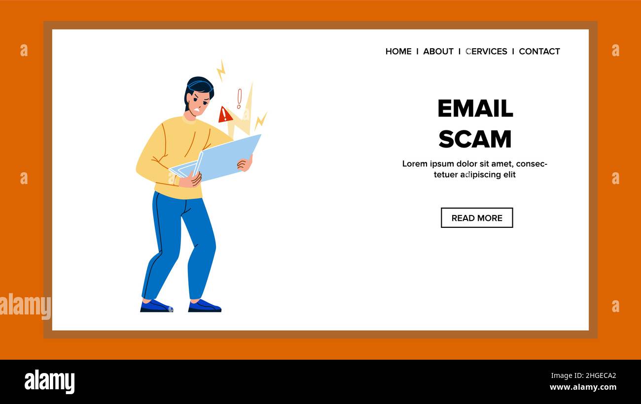 Email scam vector Stock Vector Image & Art - Alamy