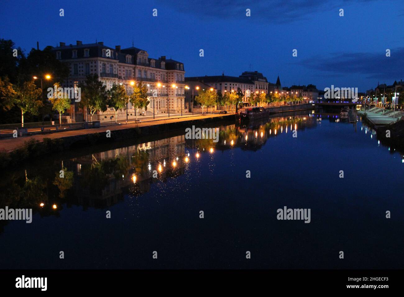 river meuse in verdun (france Stock Photo - Alamy