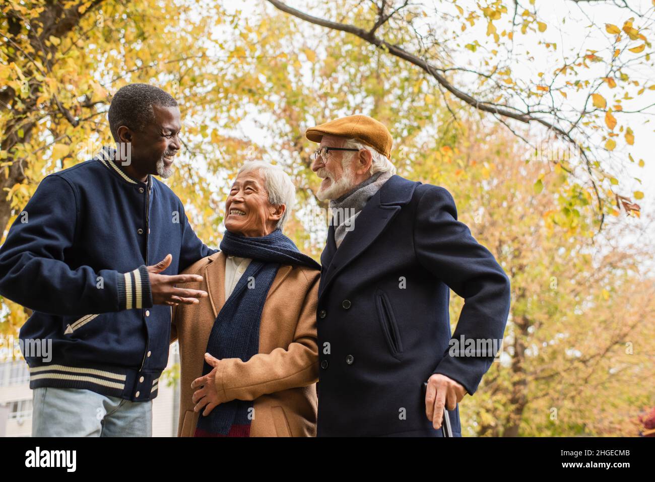 Low angle view caucasian senior hi-res stock photography and images - Alamy