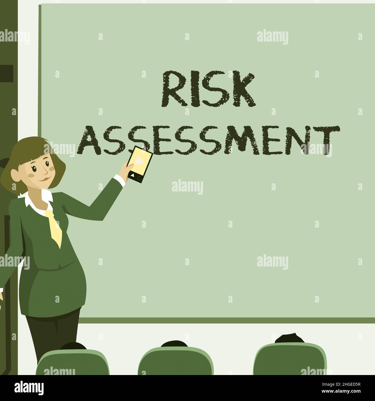 Writing displaying text Risk Assessment, Business approach estimation ... Writing displaying text Risk Assessment, Business approach estimation ...