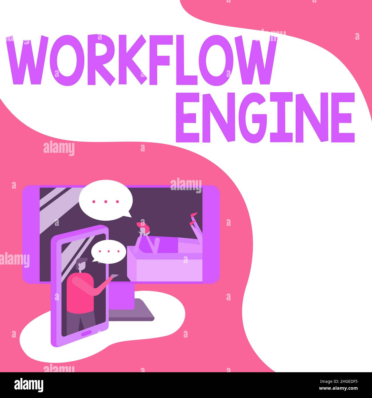 Sign displaying Workflow Engine, Business concept software application ... Sign displaying Workflow Engine, Business concept software application ...