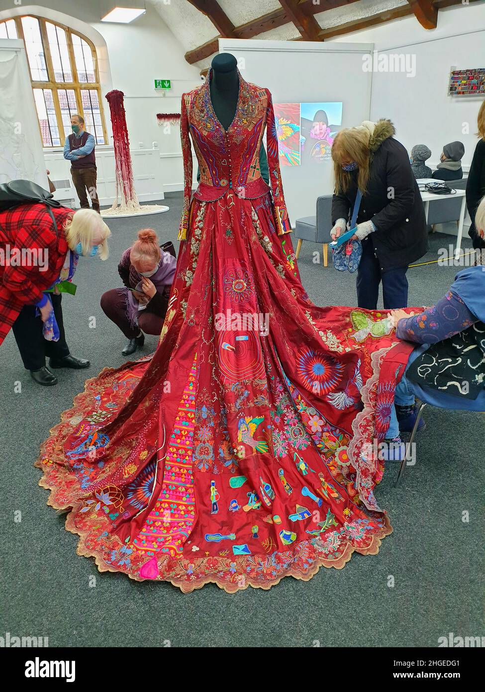 Famous Red Dress Stock Photo - Alamy