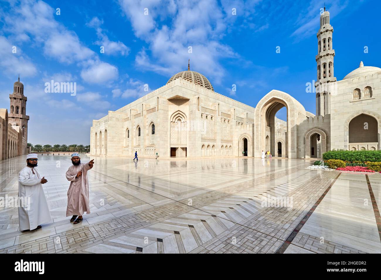 Oman. Muscat. Sultan Qaboos Grand Mosque Stock Photo - Alamy