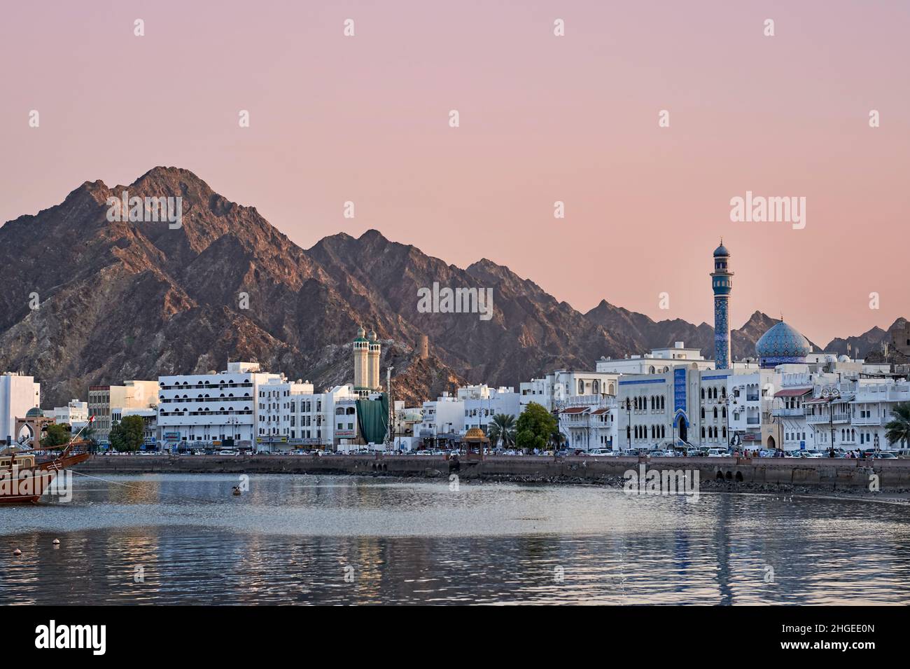 Muscat skyline night hi-res stock photography and images - Alamy