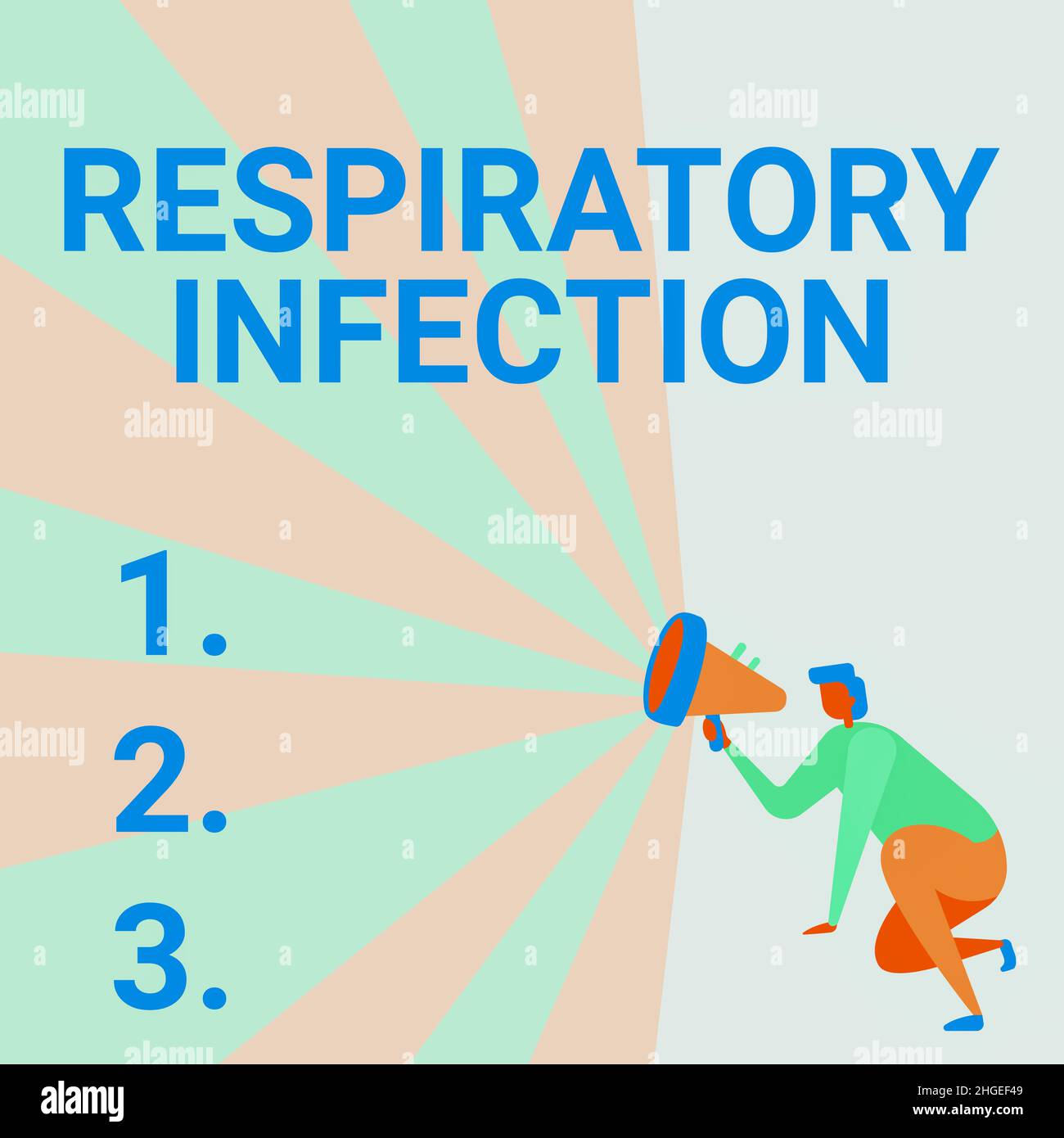 Text showing inspiration Respiratory Infection, Word Written on any ...