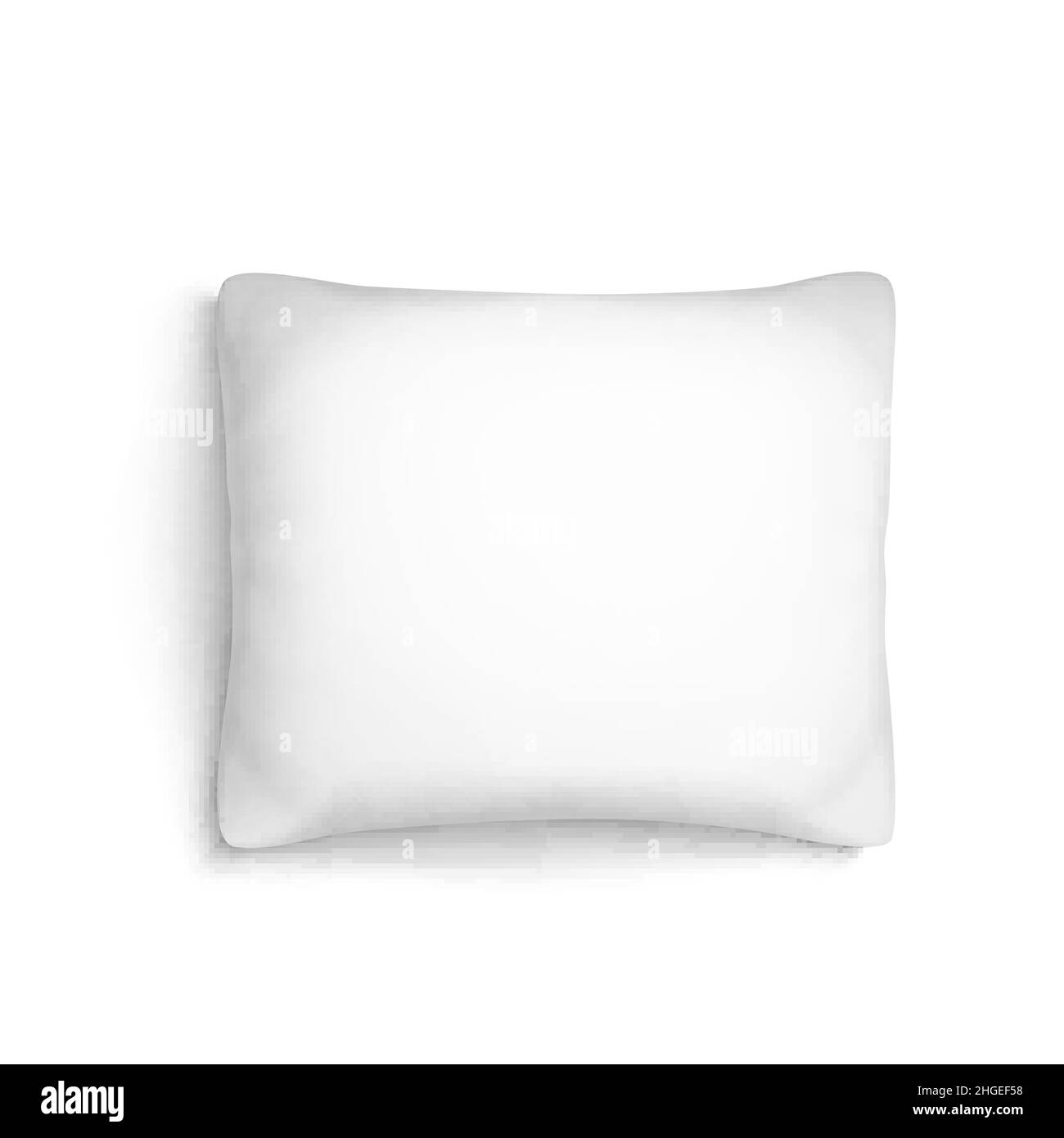 pillow cushion white vector Stock Vector Image & Art - Alamy