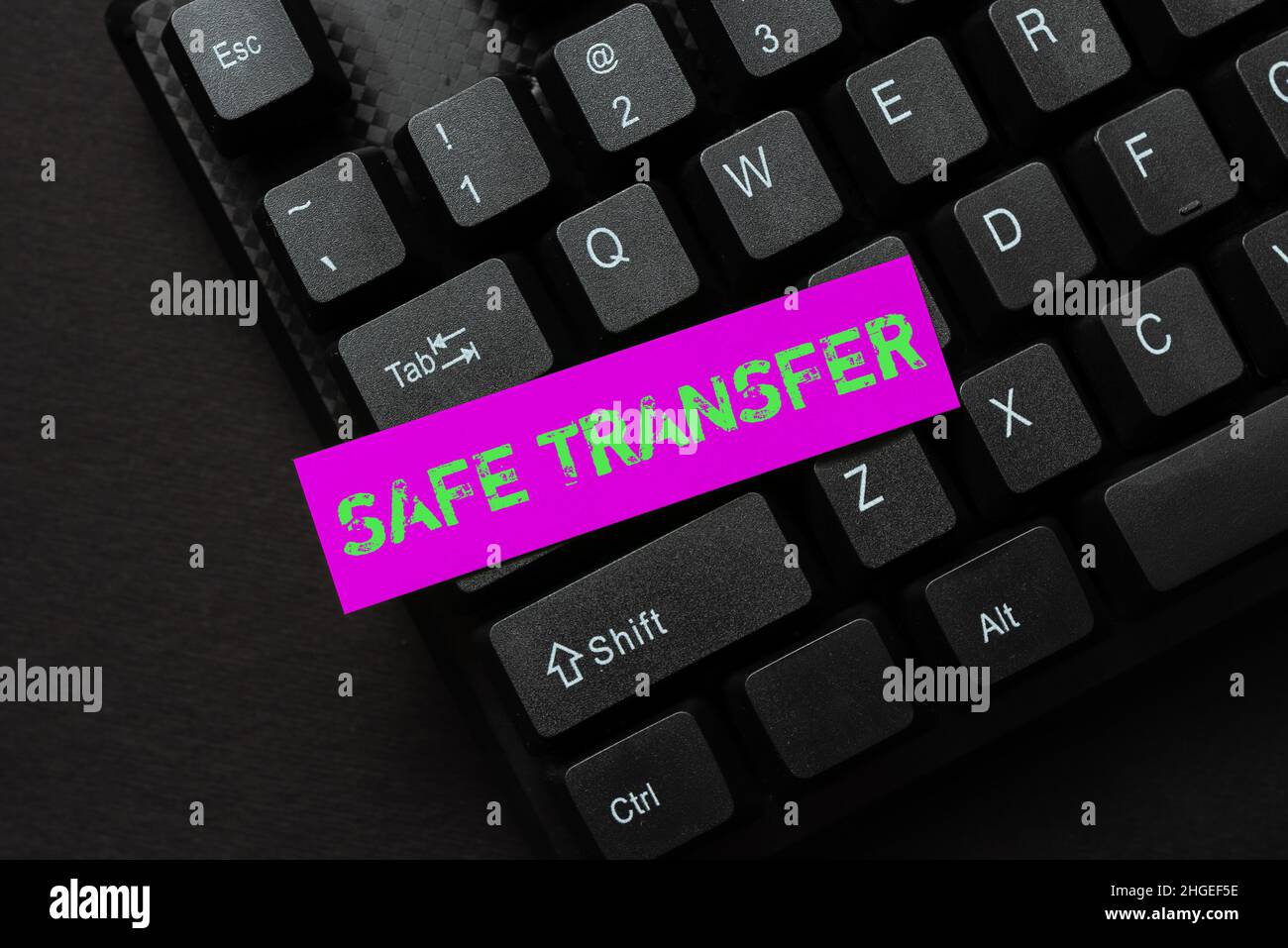 Conceptual caption Safe Transfer, Business showcase transmitting the ... Conceptual caption Safe Transfer, Business showcase transmitting the ...