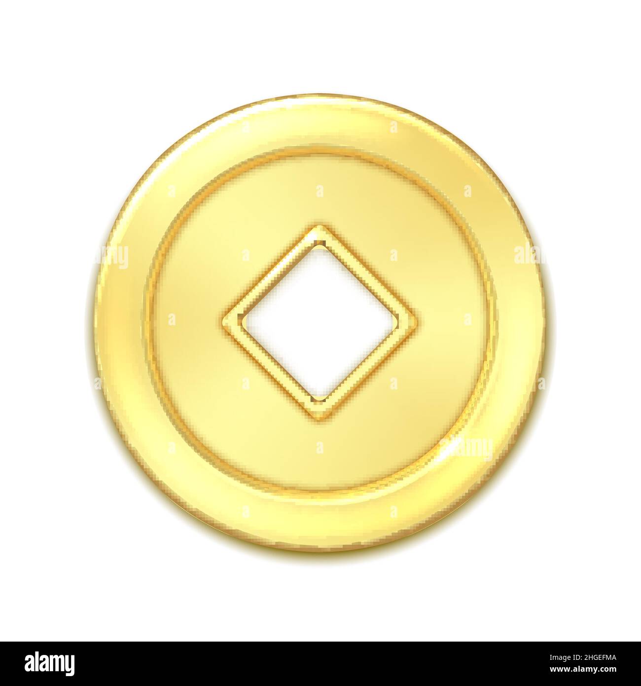 money coin china vector Stock Vector Image & Art - Alamy