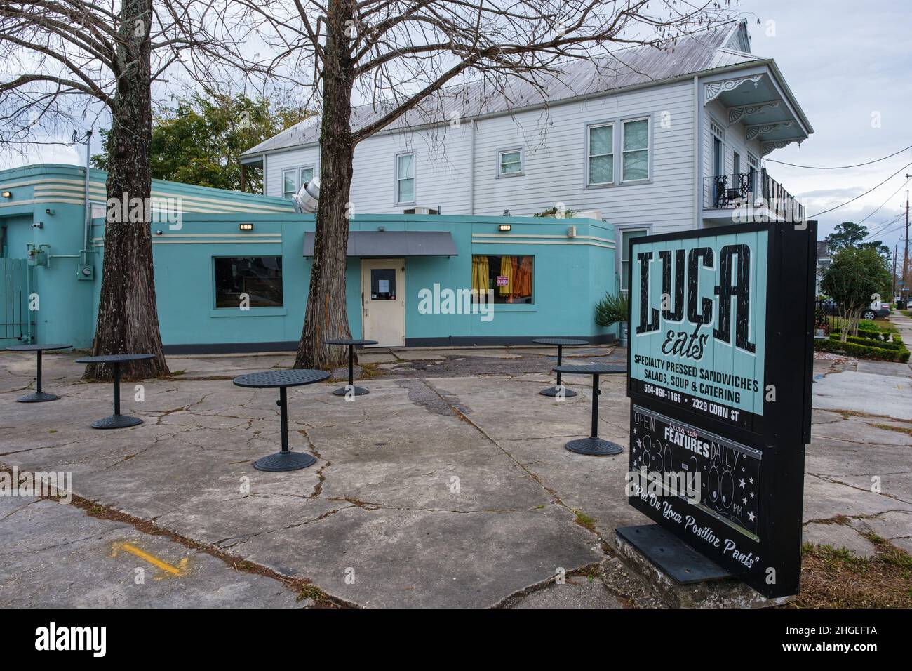 New Orleans, LA, USA - JANUARY 15, 2022: Luca Eats Sandwich Shop in ...