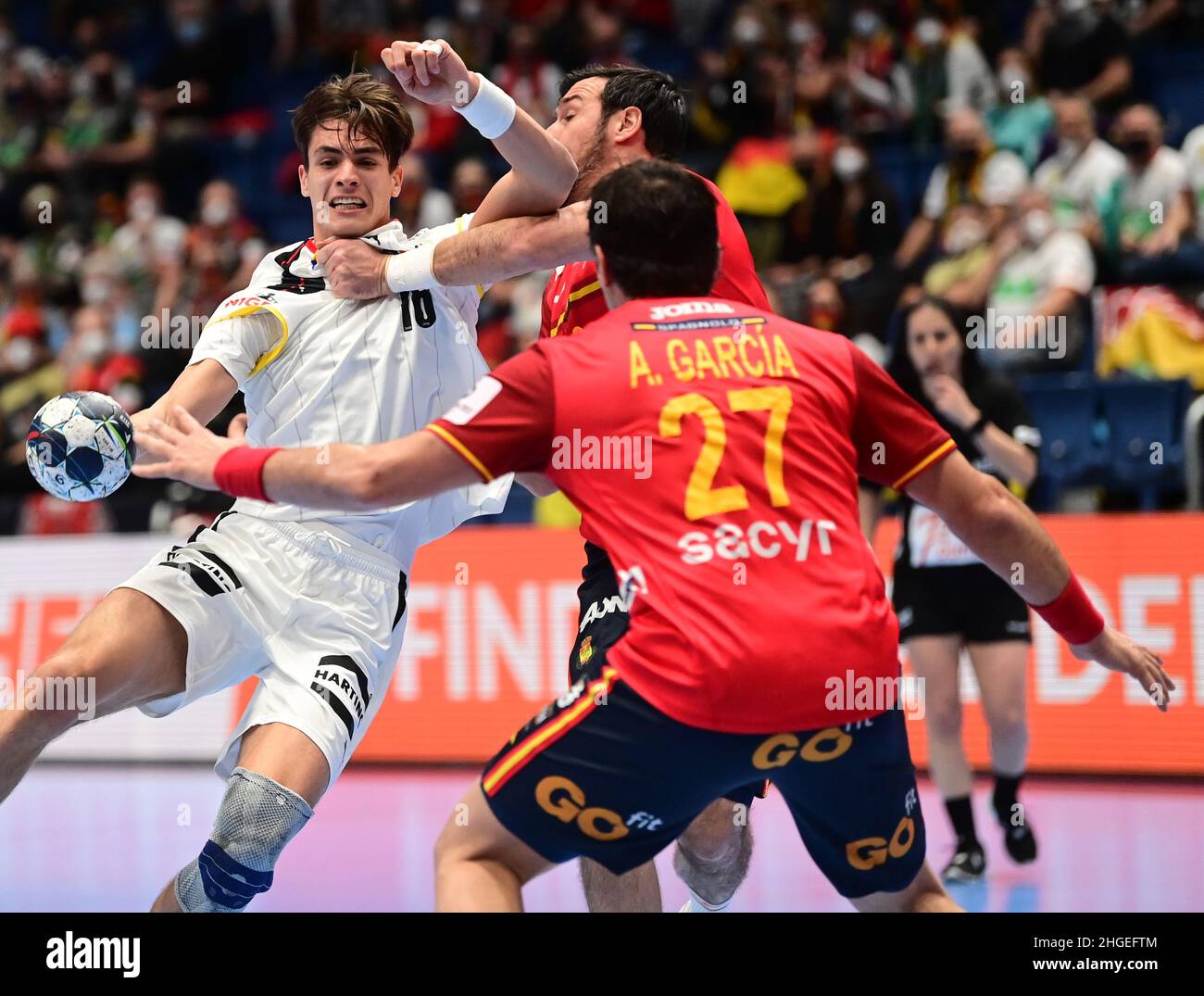 Bratislava, Slovakia. 20th Jan, 2022. Handball, European Championship ...