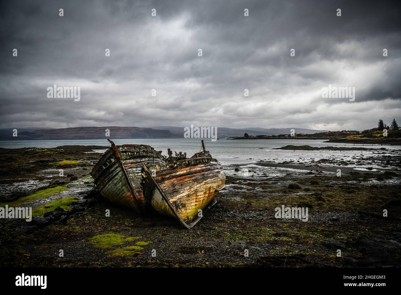 The Boats of Salen, Isle of Mull Stock Photo - Alamy