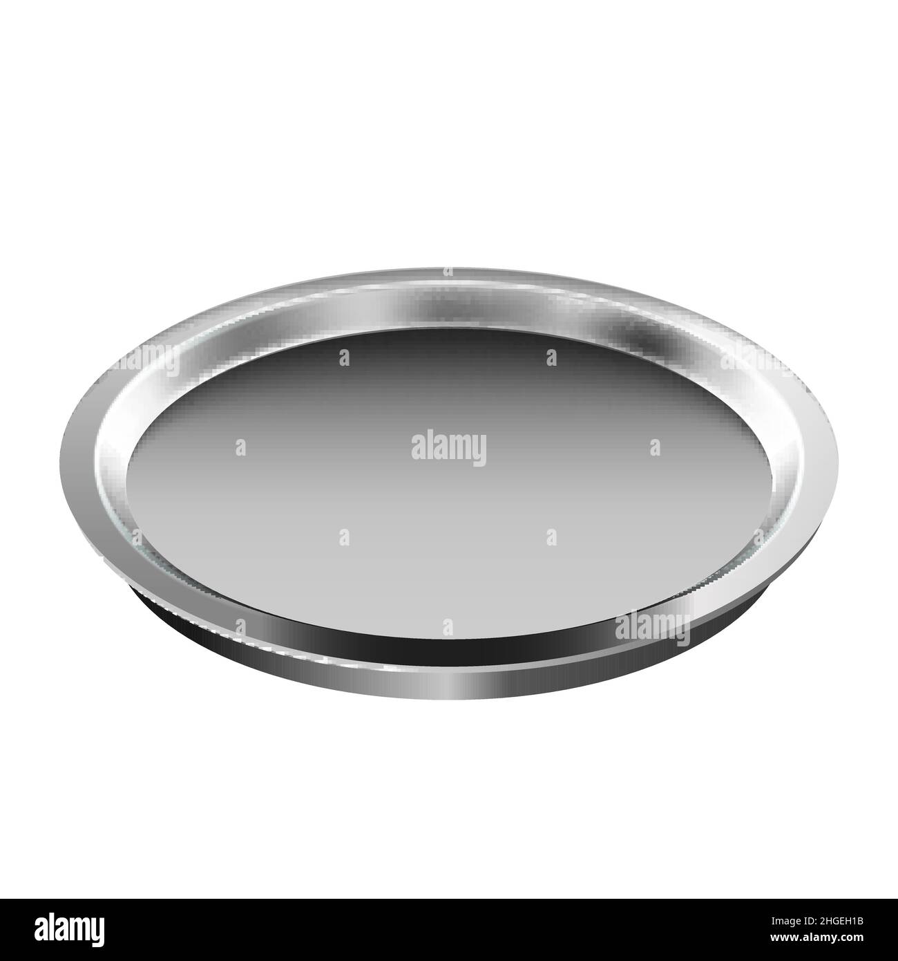 round metal plate dish vector Stock Vector Image & Art - Alamy