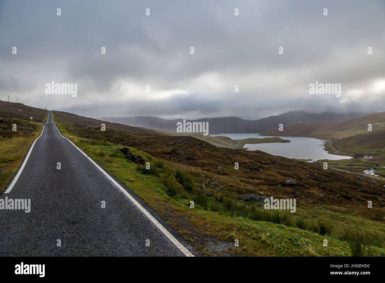 Pretty single lane road highway hi-res stock photography and images - Alamy
