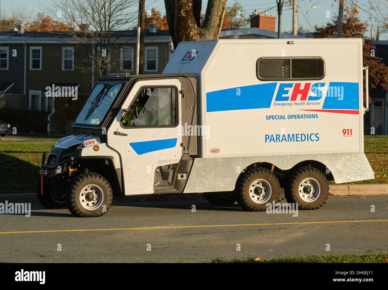 Halifax, canada. December 2021. A Special Operations Paramedics vehicle ...