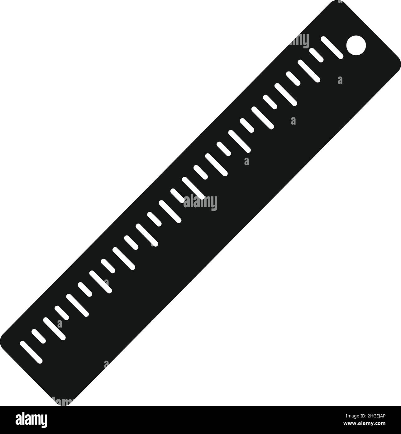 Clothing ruler icon simple vector. Tailor machine. Cleaning cloth Stock ...