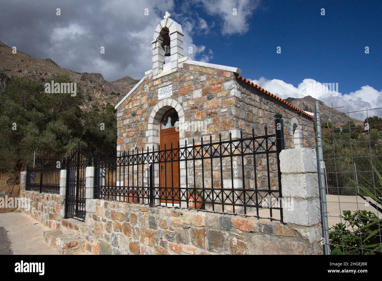 Church on Crete in Greece,Europe Stock Photo - Alamy