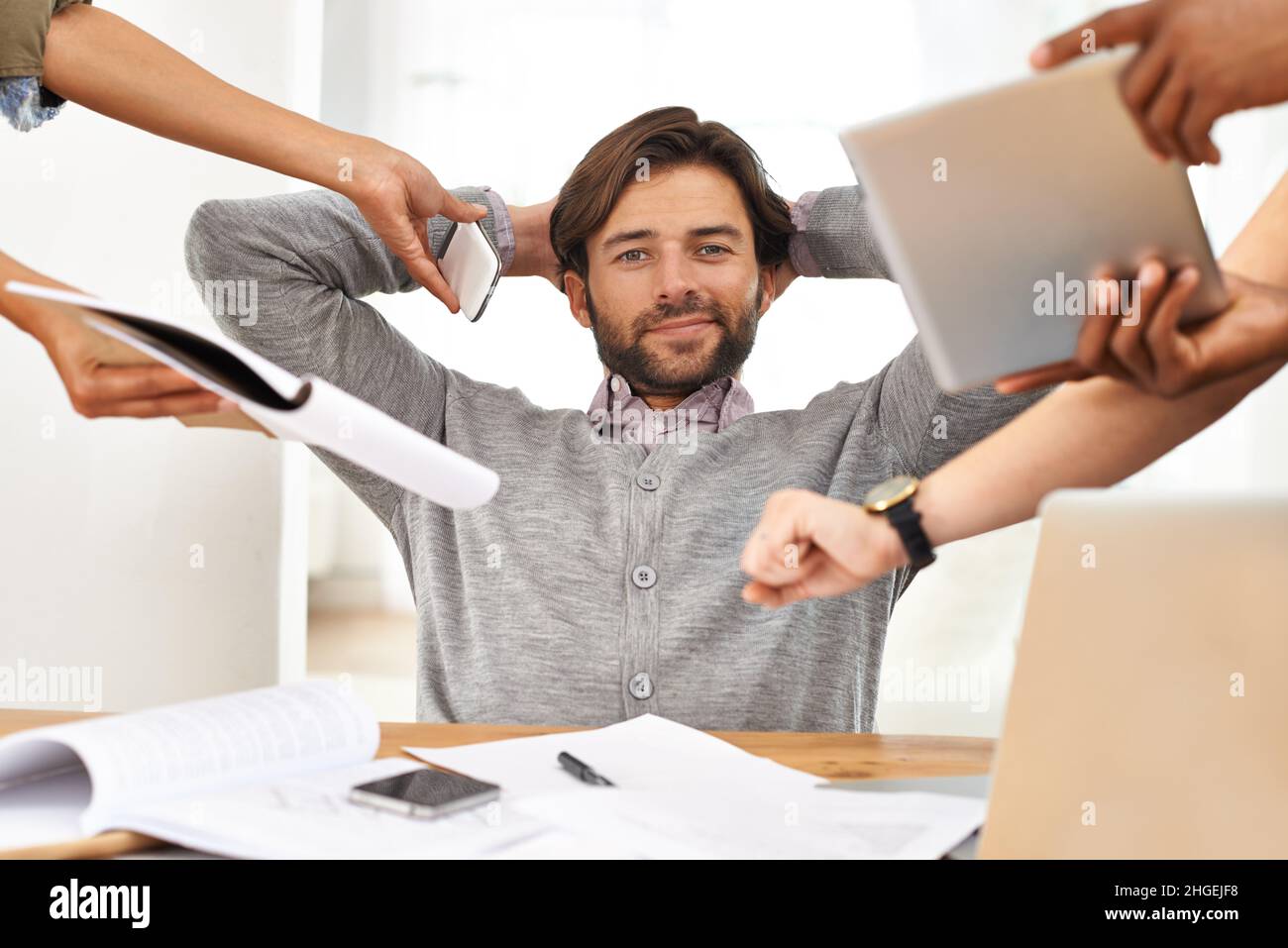 He'll do whatever it takes to get the job done Stock Photo - Alamy