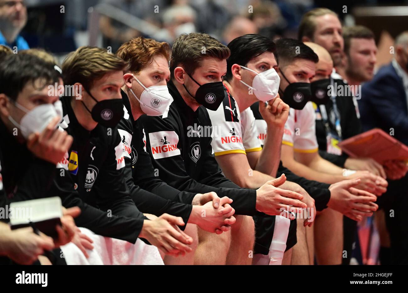 Bratislava, Slovakia. 20th Jan, 2022. Handball, European Championship ...