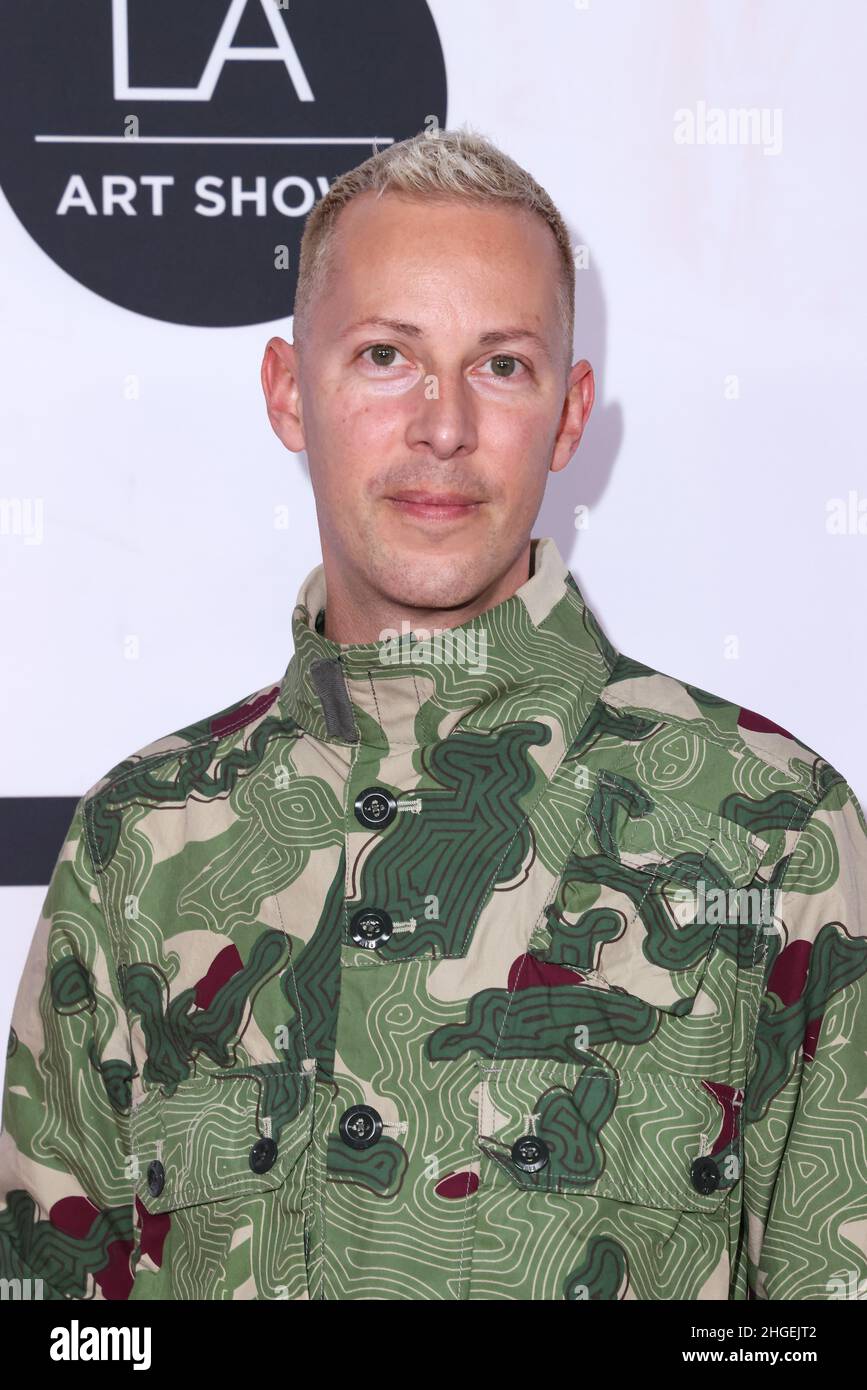 Los Angeles, California, USA. 19th January, 2022. Artist Ryan Stuit ...