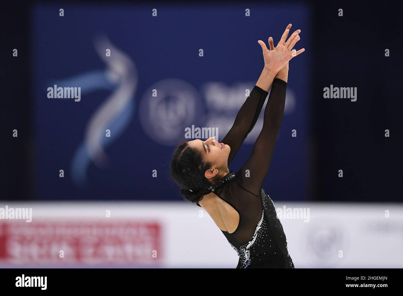 Tara PRASAD (IND), during Women Short Program, at the ISU Four ...