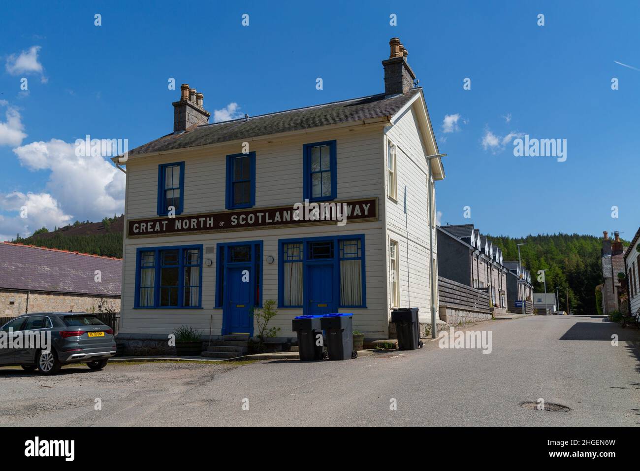 Braemar town centre, Scotland UK Stock Photo - Alamy