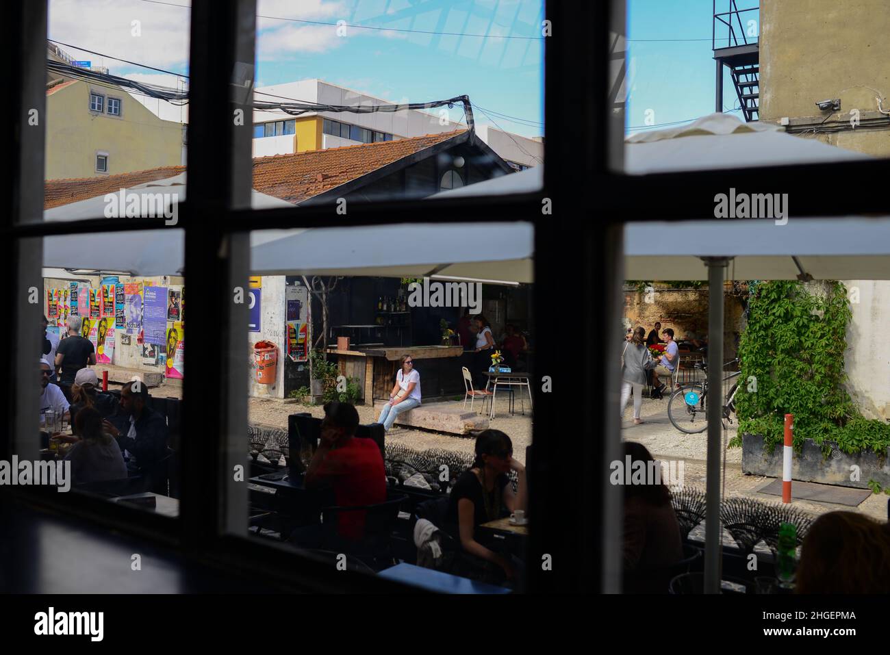 1300 Taberna restaurant. LxFactory is an historical industrial complex ...