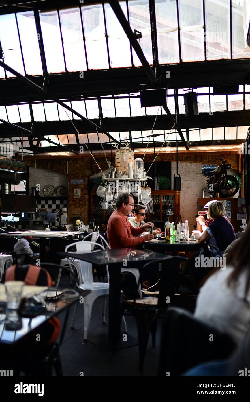 1300 Taberna restaurant. LxFactory is an historical industrial complex ...