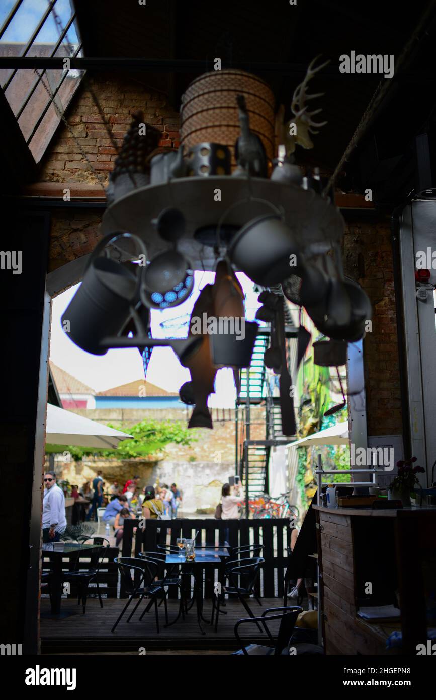 1300 Taberna restaurant. LxFactory is an historical industrial complex ...